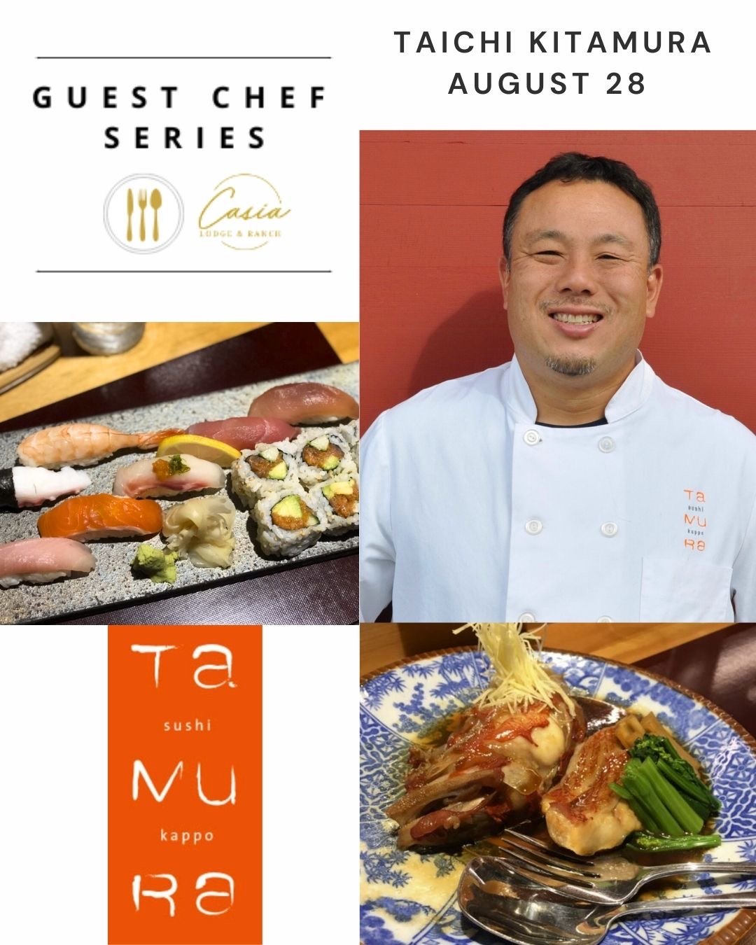 Eat Local First - Guest Chef Series: Chef Taichi Kitamura of Sushi Kappo Tamura